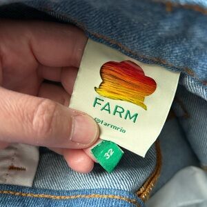 FARM Rio | Jeans | Farm Rio Denim Patchwork Wide Leg Jean | Poshmark